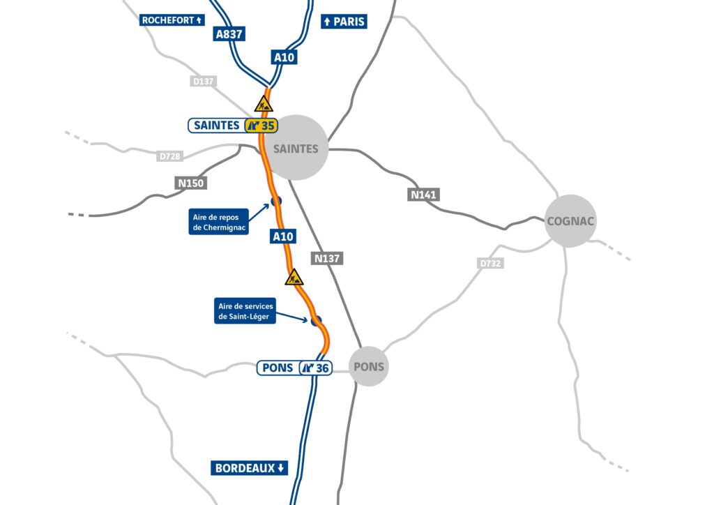 (2025) A10 – Entretien des chaussées entre Saintes et Pons - A10 ...